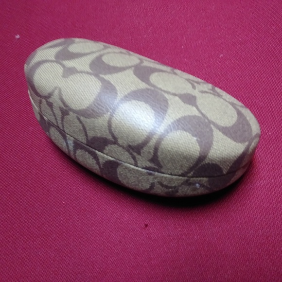 Coach | Accessories | Authentic Coach Logo Glasses Hard | Poshmark